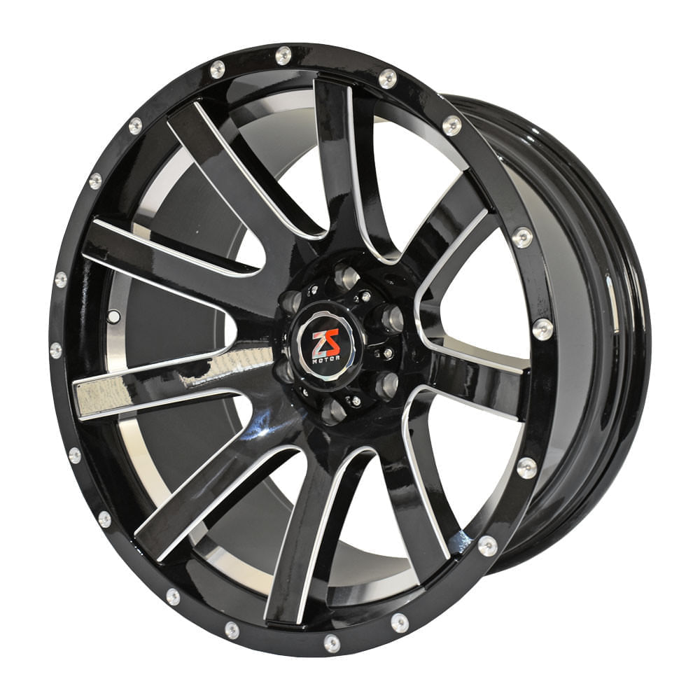 LLANTAS 20X10 6X135 ET-24 CB87.1 GLOSS BLACK MIL E231 - 20 6X135 | ZS MOTOR